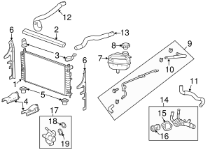 GM Parts | Engine Coolant Water Outlet - (19434287) | GM Parts Store