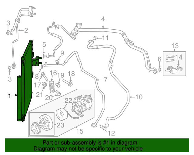 52014853AC - Heater Supply Hose - 2014-2020 Mopar | Mopar Parts Canada