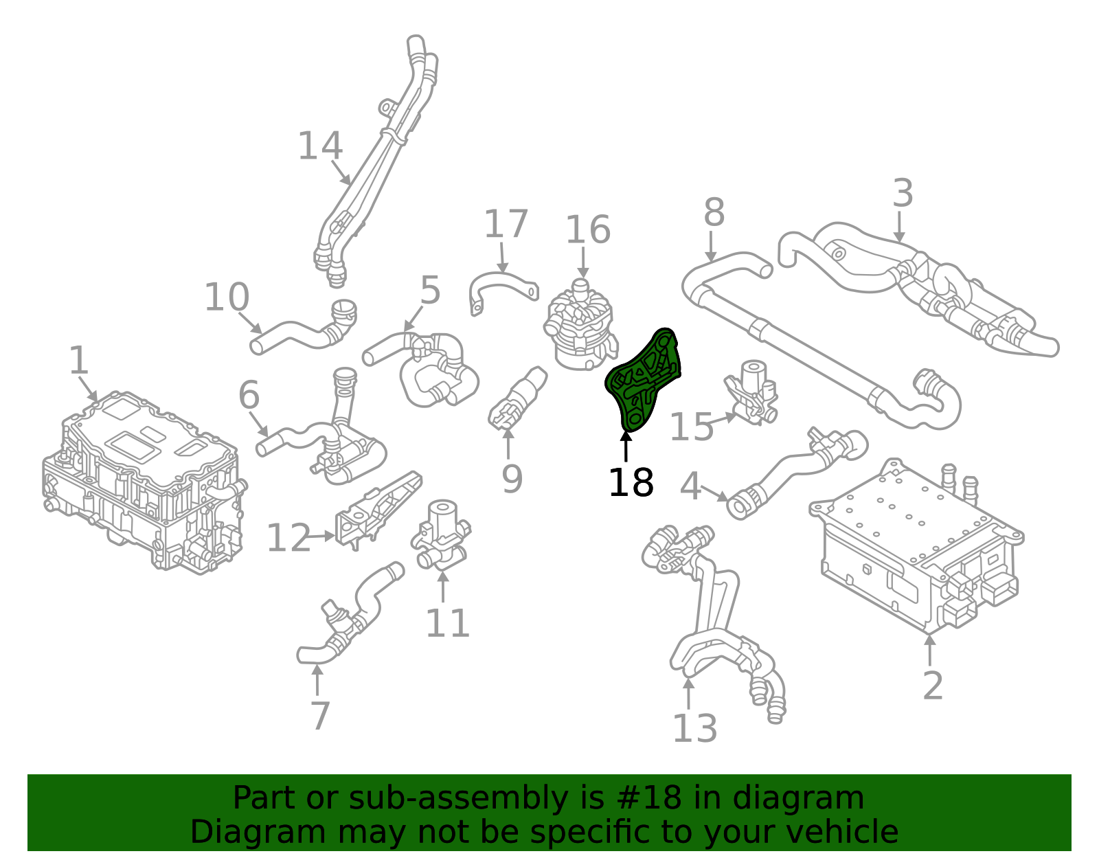 4N0-121-313-AF - Mount Bracket 2020-2021 Audi A8 Quattro | AutoNation Parts