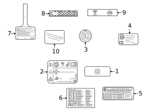 2020-2024 GM Tire Info Label 42707857 GM | GMPartsDirect.com