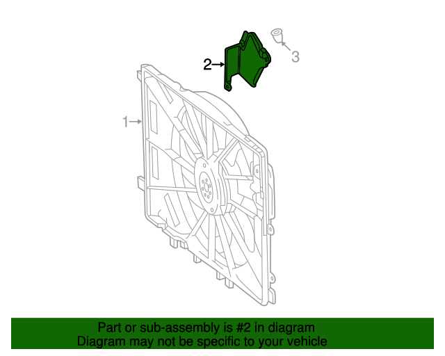 176-501-00-35 - Fan Assembly Plate 2014-2020 Mercedes-Benz | Mercedes ...