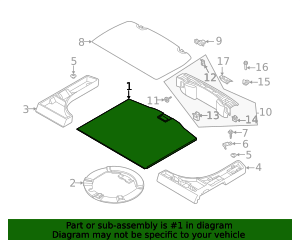 2020-2024 Ford Escape Floor Cover LJ6Z-7813046-AA | OEM Parts Online