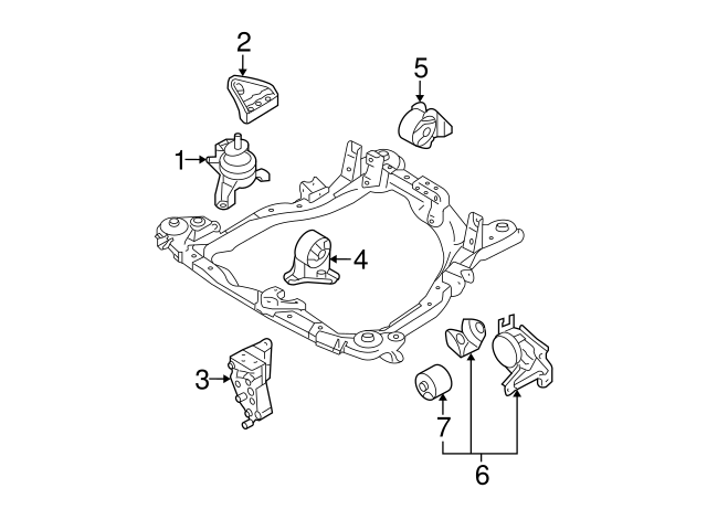 21910-2E501 - Front Mount 2005-2010 Kia Sportage | Kia.Parts Store