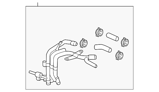 2015 Audi A3 Tube Assembly 5Q0-121-070-AG | Audi OEM Parts Guy