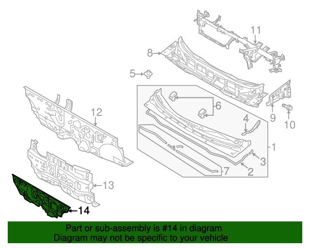 84124-1M000 - Insulator - 2010-2013 Kia | World Kia Parts