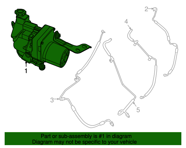 OEM MOPAR Power Steering Pump 68059524AK | TascaParts.com