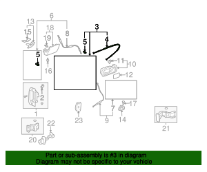 2003-2011 Honda Element Remote Control 72662-SCV-A01 | OEM Parts Online