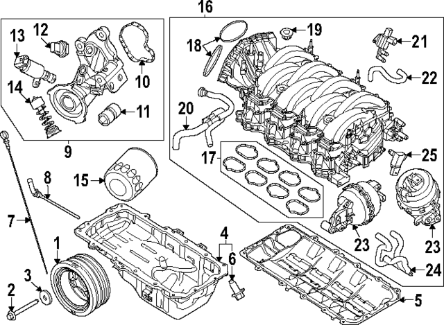 2024 Ford Mustang Vacuum Solenoid JL3Z-9J559-A | TascaParts.com