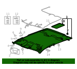 2019-2021 GM Headliner 84783507 | TascaParts.com