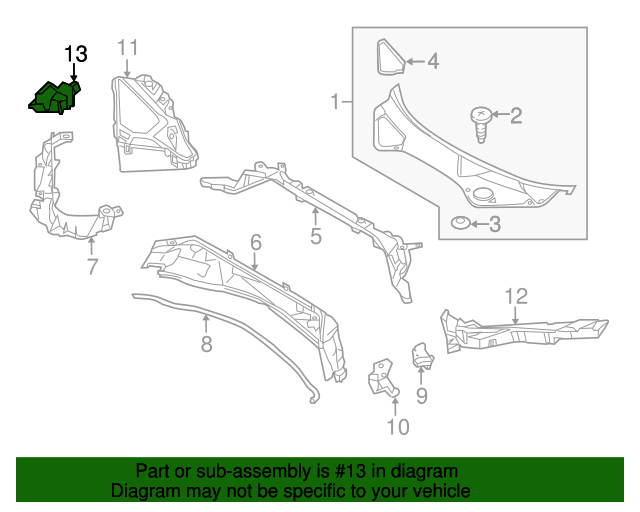 2010-2016 Porsche Panamera Sound Absorber 970-572-542-00 | Sunset ...