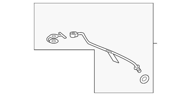 2020-2024 GM Turbocharger Oil Feed Pipe 55495320 GM | GMPartsDirect.com