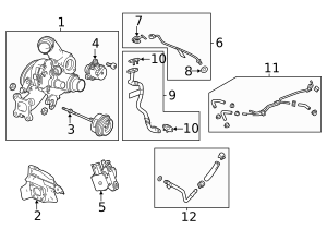 2021-2022 GM Turbocharger Coolant Return Pipe 55515820 | TascaParts.com
