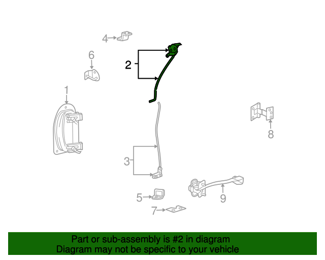 1998-2009 Mazda Lock Assembly 1F90-88-459A | MazdaParts.Online