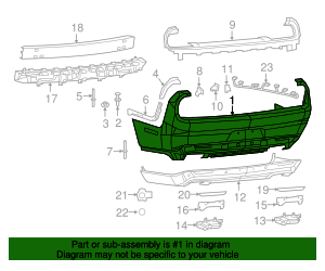 2015-2021 Dodge Challenger Bumper Cover 68259761AC | TascaParts.com