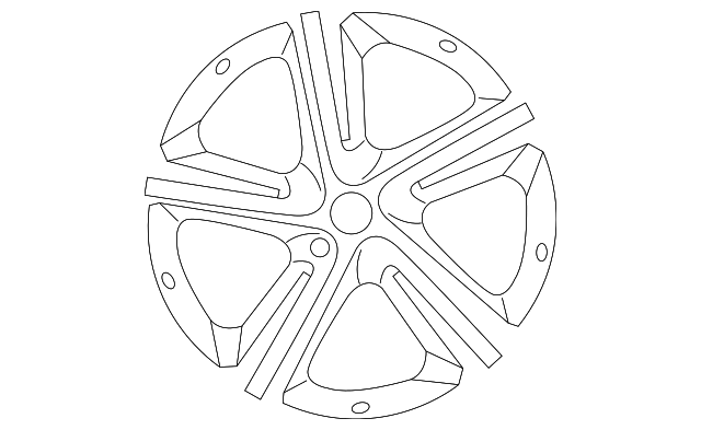 2021-2025 Jaguar F-Pace Alloy Wheel, 22" Style 1020, 15 Spoke T4A39347 ...