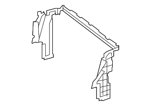 204-505-22-30 - Upper Baffle 2012-2015 Mercedes-Benz C 63 AMG ...