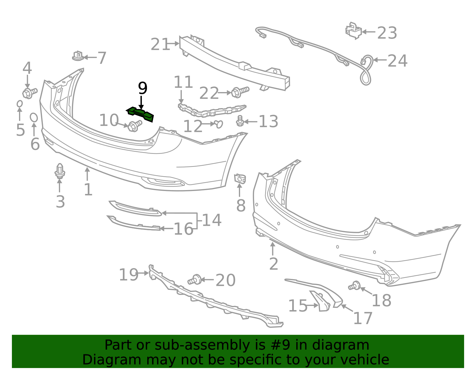 2015-2020 Acura TLX Upper Retainer 71505-TZ3-A00 | OEM Parts Online