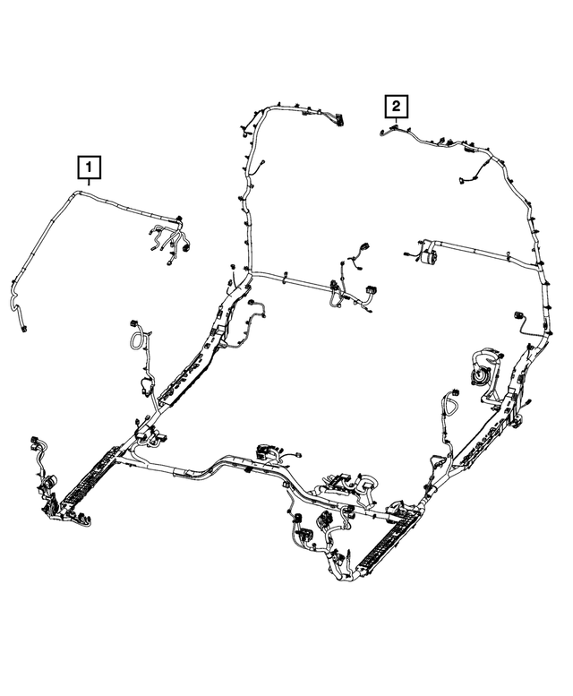 2024 Ram 1500 Body Wiring 68638901AB | Mopar eStore