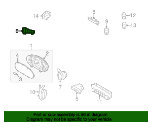 2013-2017 Kia Combination Switch 93410-2M811 | OEM Parts Online