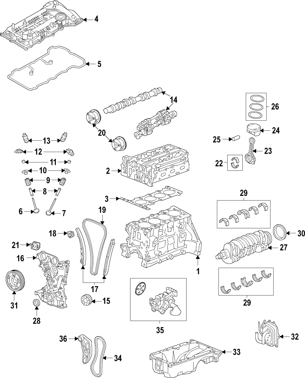 2021-2024 Kia Engine Timing Chain Tensioner 24410-2M803 | OEM Parts Online
