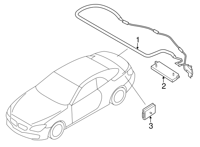 65-20-9-272-435 - Antenna - 2016-2018 BMW | BMWPartsHub