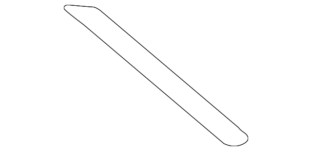 4H4-853-777-B - Frame Molding 2015-2018 Audi A8 Quattro | Audi OEM Parts