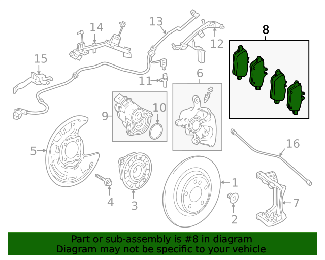 000-420-74-05 - Disk Brake Pad Front 2020-2021 Mercedes-Benz | Mercedes ...