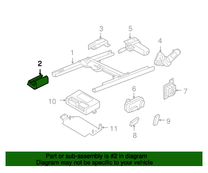 8E0-881-347-D-4PK - Seat Track Cover 2004-2008 Audi | AutoNationParts.com