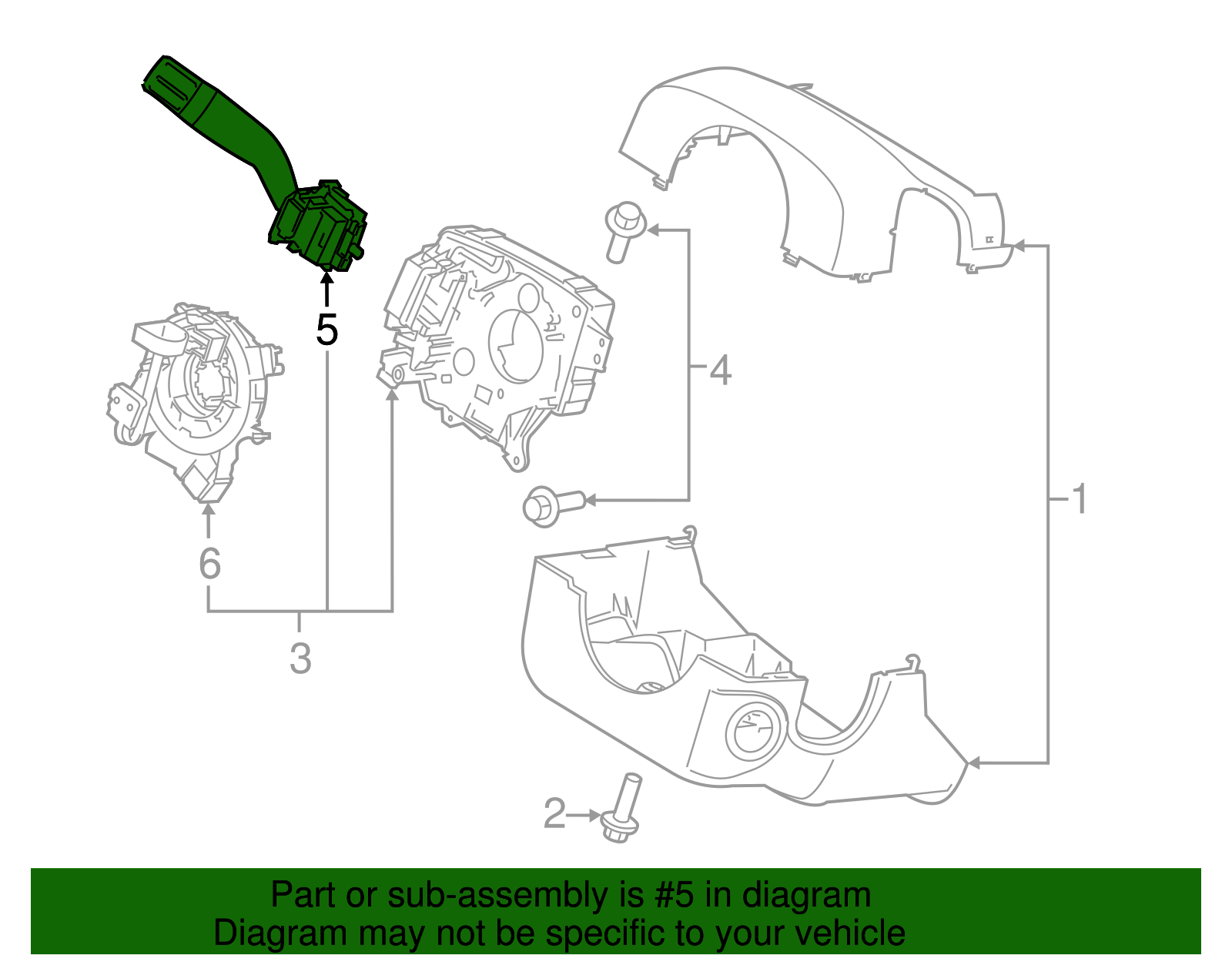 2015-2025 Ford Motorcraft™ Combination Switch SW-7917 | TascaParts.com