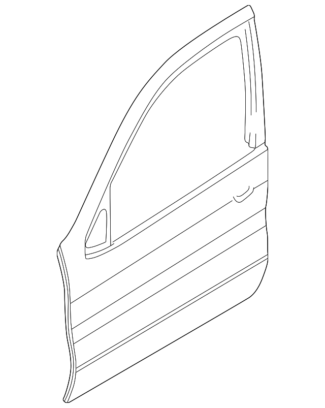 41518256823 - 2000-2006 BMW X5 Door Shell (41-51-8-256-823) | BMW of ...
