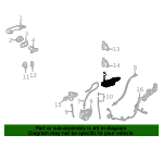 2019-2025 GM Handle Base 13550990 GM | GMPartsDirect.com