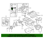 2017-2021 Jaguar Engine Oil Filter Element JDE37128 | JaguarParts.com