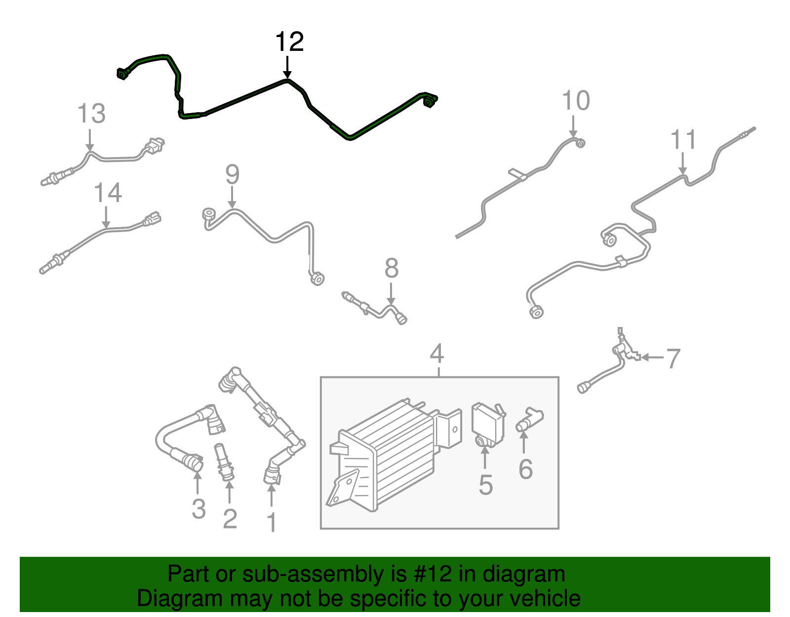 2021-2024 Ford | Tube Assembly | NL1Z-9D289-A | Walls' Ford Parts