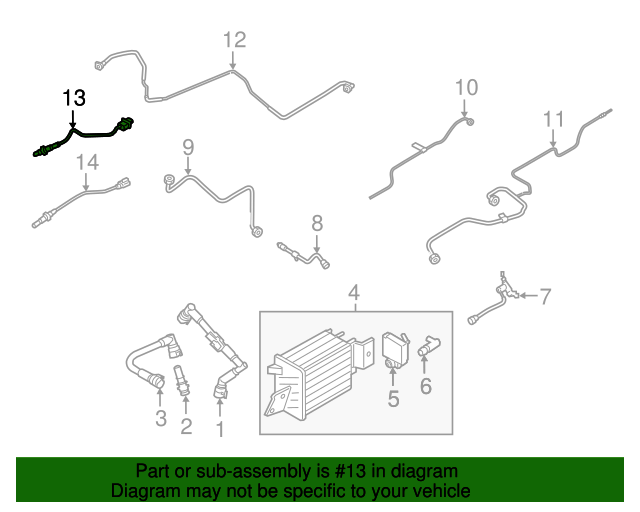 2015-2022 Ford Oxygen Sensor E1GZ-9F472-B | OEM Parts Online