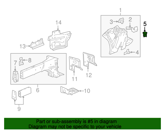 2016-2020 Cadillac CT6 Plenum Drain Valve 84010812 GM | GMPartsDirect.com