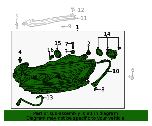 2020-2022 Volkswagen Passat Headlight Assembly 561-941-035-B ...