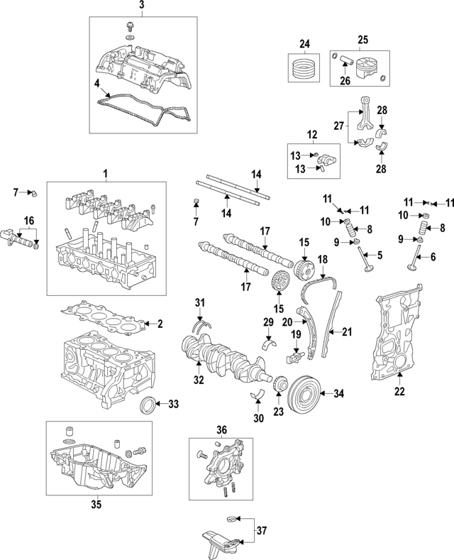 14110-5PA-A00 - Engine Camshaft 2017-2022 Honda | Honda Parts Online