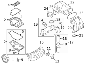 2009-2024 Porsche Oil Filter 0PB-115-466-A | Sunset Porsche Parts