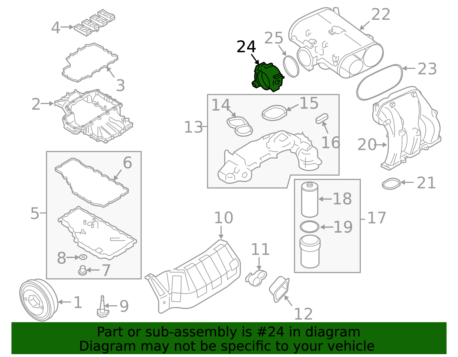 2020-2025 Porsche Throttle Body 0PB-133-062-D | Sunset Porsche Parts