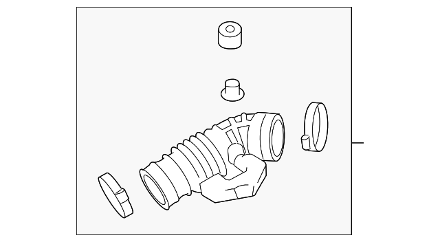 2009-2020 Nissan 370Z Engine Air Intake Hose 16576-EY00A ...