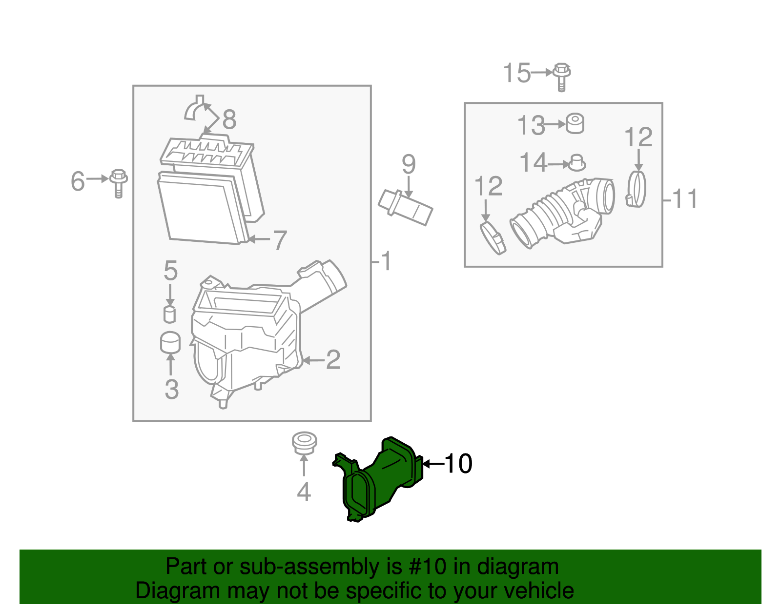 2009-2020 Nissan 370Z Air Inlet Duct 16554-JK23D | Scott Evans Nissan Parts
