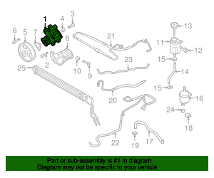 4H0-145-156-S - Power Steering Pump 2012-2014 Audi A8 Quattro | Audi ...