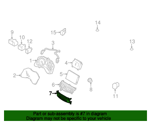 2011-2017 Infiniti Radio Control 25391-1MA0B | Infiniti Parts Online