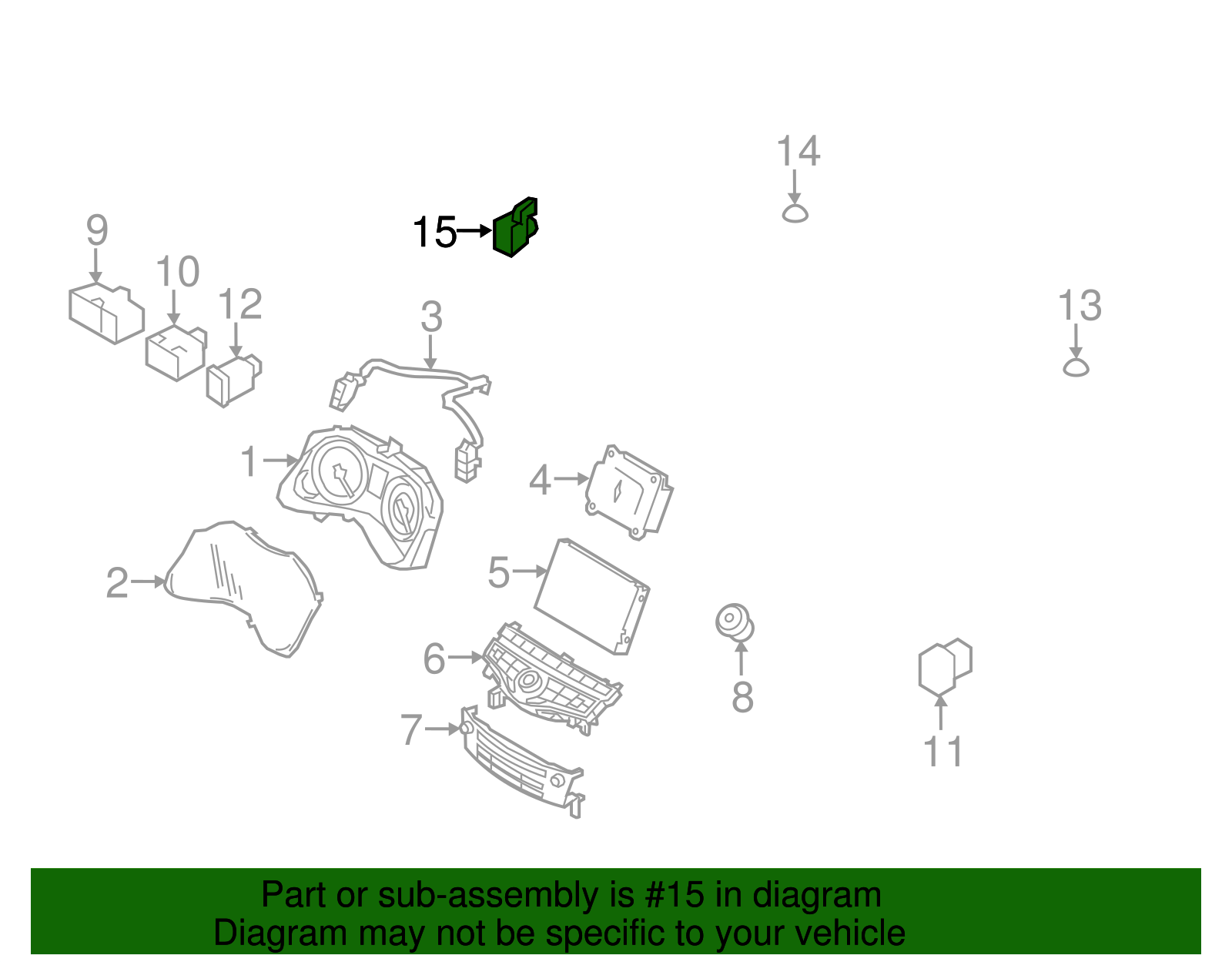 2011-2019 Infiniti Air Temp Sensor 27720-1MA0A | Faulkner Infiniti of ...