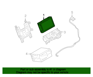 28091-1BY3C - Display Unit 2013-2020 Nissan | Nissan Parts ...
