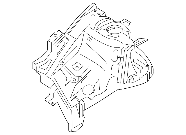 2019 Hyundai Santa Fe Apron Panel 64501-S1000 | QuirkParts