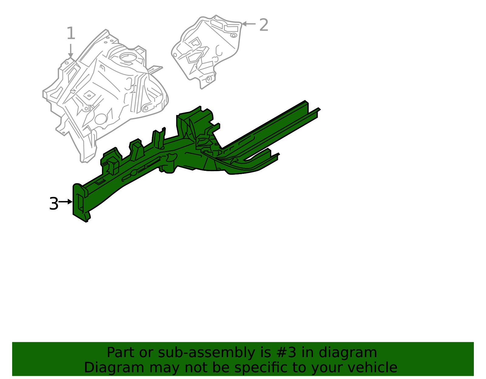 2019-2020 Hyundai Santa Fe Lower Rail 64602-S2000 | Hyundai Wholesale ...