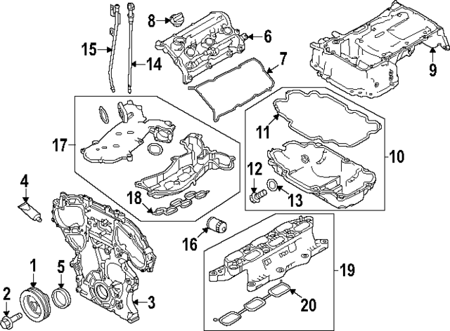 13270-5CA0B - Valve Cover Gasket - 2023-2024 Nissan Z | Nissan OEM ...