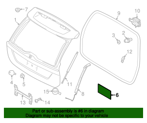 2010-2020 Volvo License Plate Bracket Insulator 31349680 | TascaParts.com
