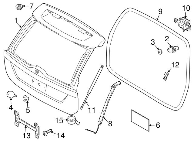 2010-2017 Volvo XC60 Weather-Strip On Body 31425976 | TascaParts.com